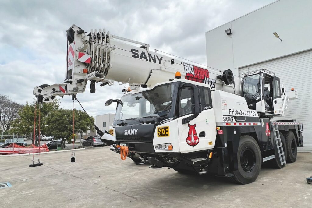 60-tonne all terrain crane excels for Big Rhino - Cranes & Lifting