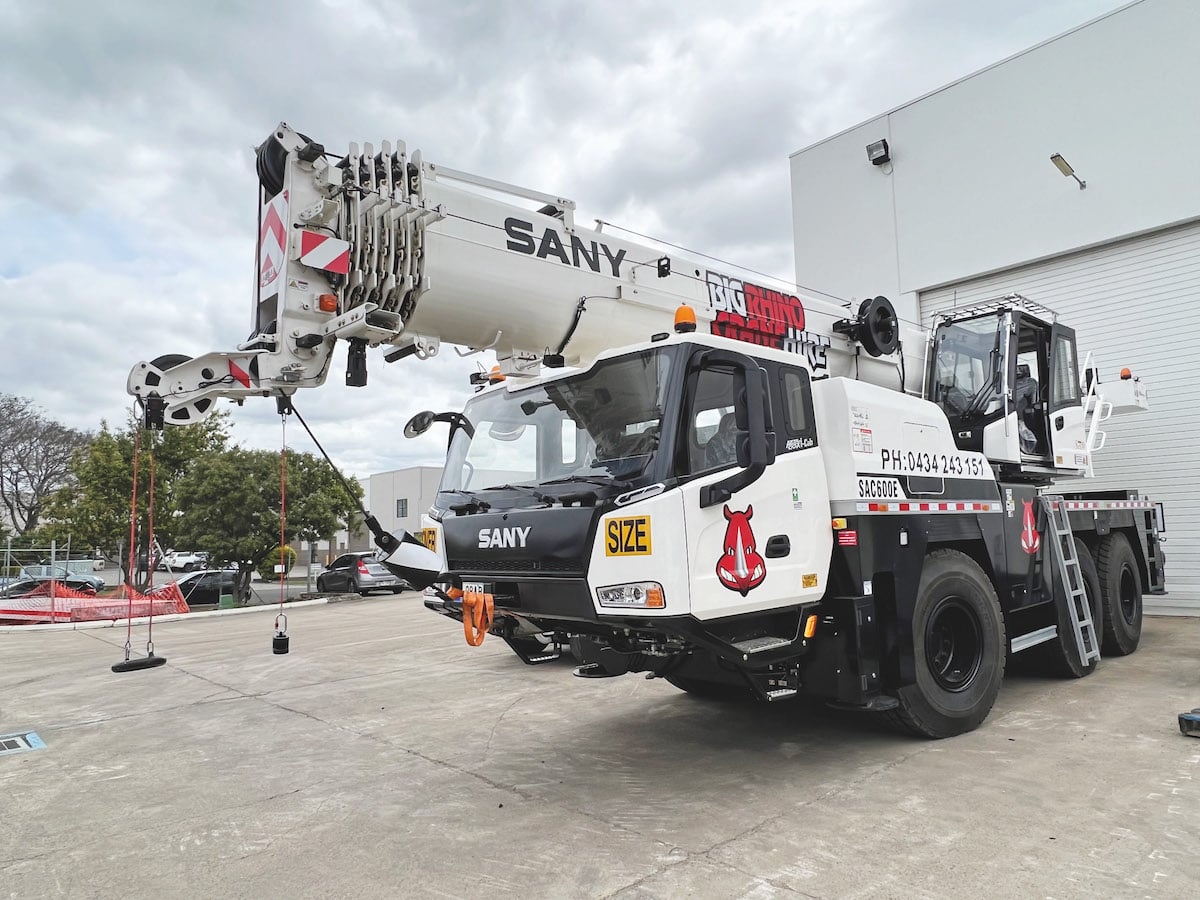 60-tonne all terrain crane excels for Big Rhino - Cranes & Lifting