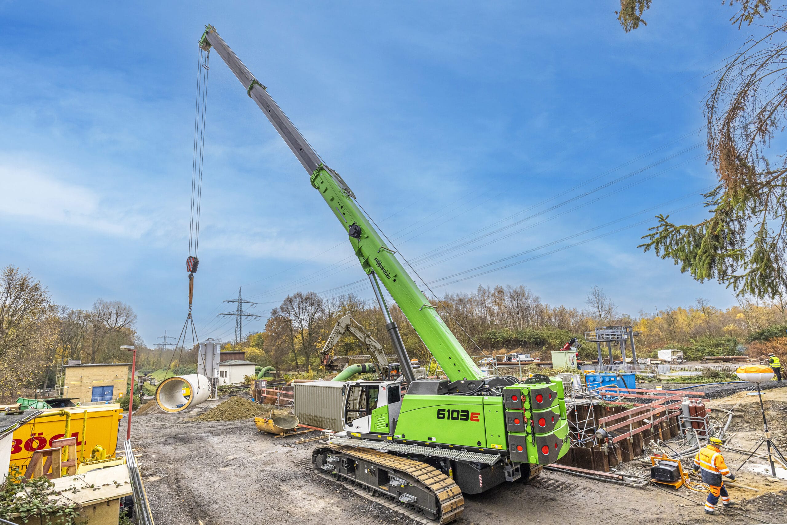 Sennebogen launch 100t capacity telescopic crawler - Cranes & Lifting