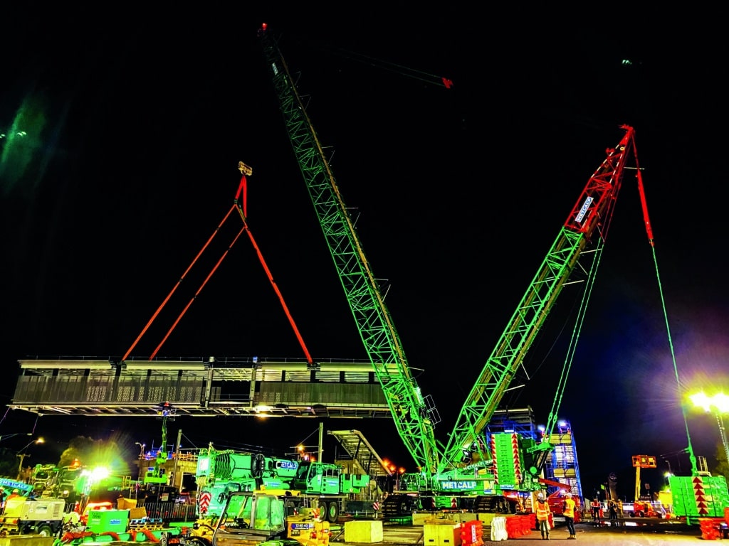 Metcalf completes complex bridge lift - Cranes & Lifting