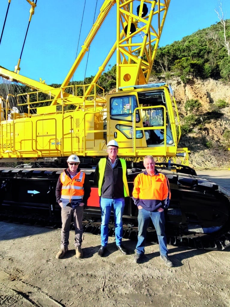 The Apple Isle’s newest crawler crane arrives - Cranes & Lifting