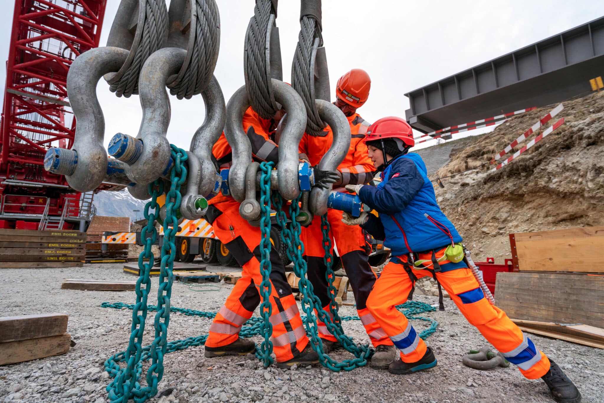 Alpine crane job on constricted site - Cranes & Lifting