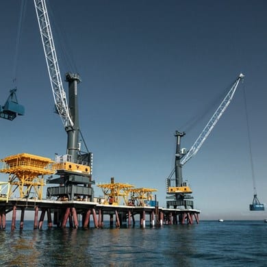 Arrival of mobile harbour cranes signals new era for container handling ...