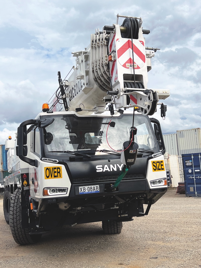 Big Rhino hooked on Sany - Cranes & Lifting