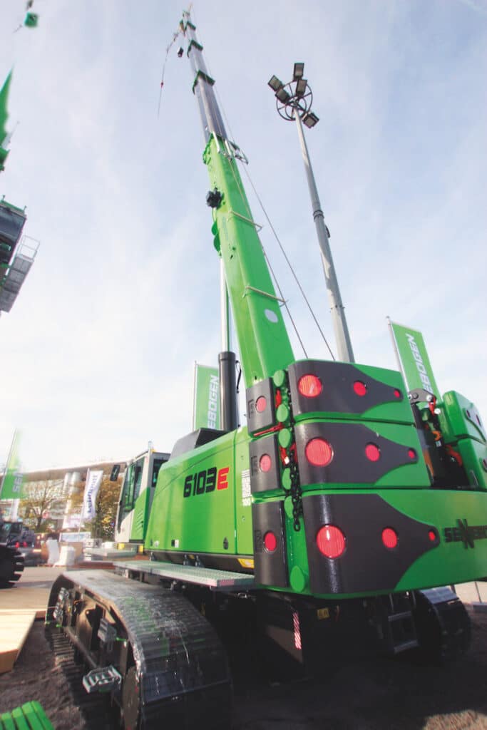 Sennebogen launch new 50t capacity battery-powered crane - Cranes & Lifting
