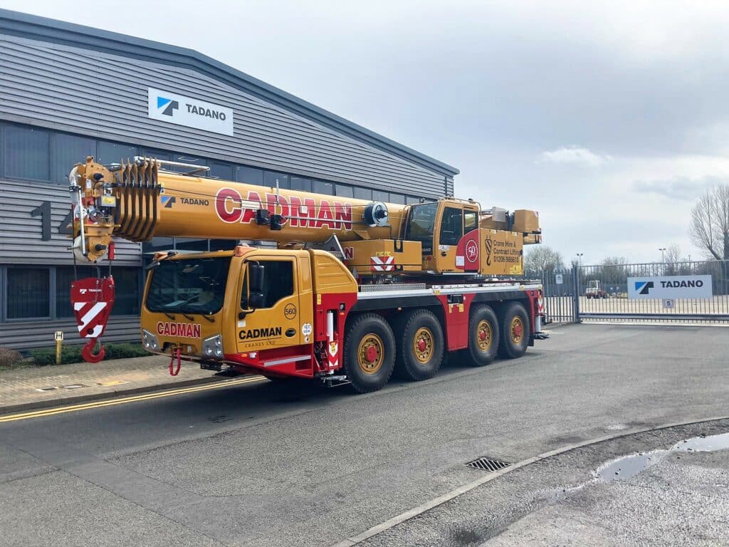Cadman Cranes takes delivery of first Tadano AC 4.080-1 all terrain ...