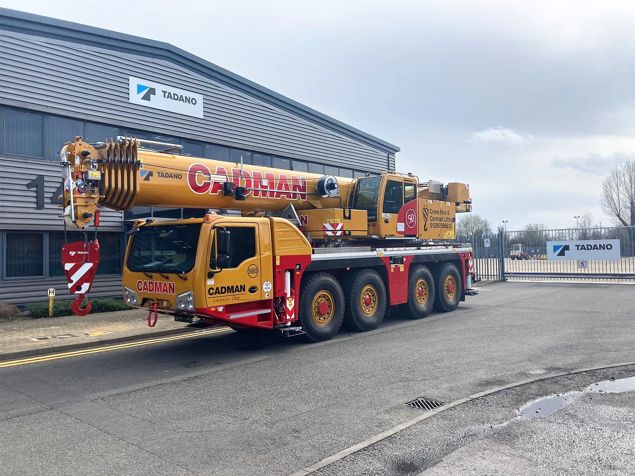 Cadman Cranes takes delivery of first Tadano AC 4.080-1 all terrain ...