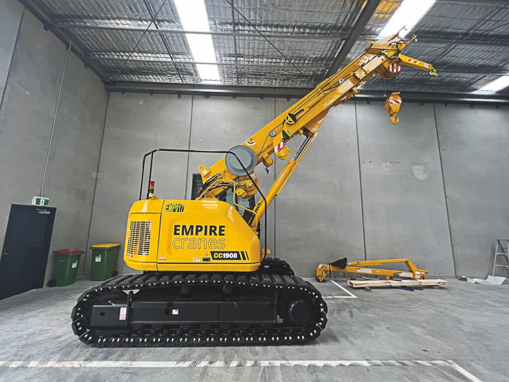 Empire Cranes acquire new Maeda mini-crawler through Pace Cranes ...