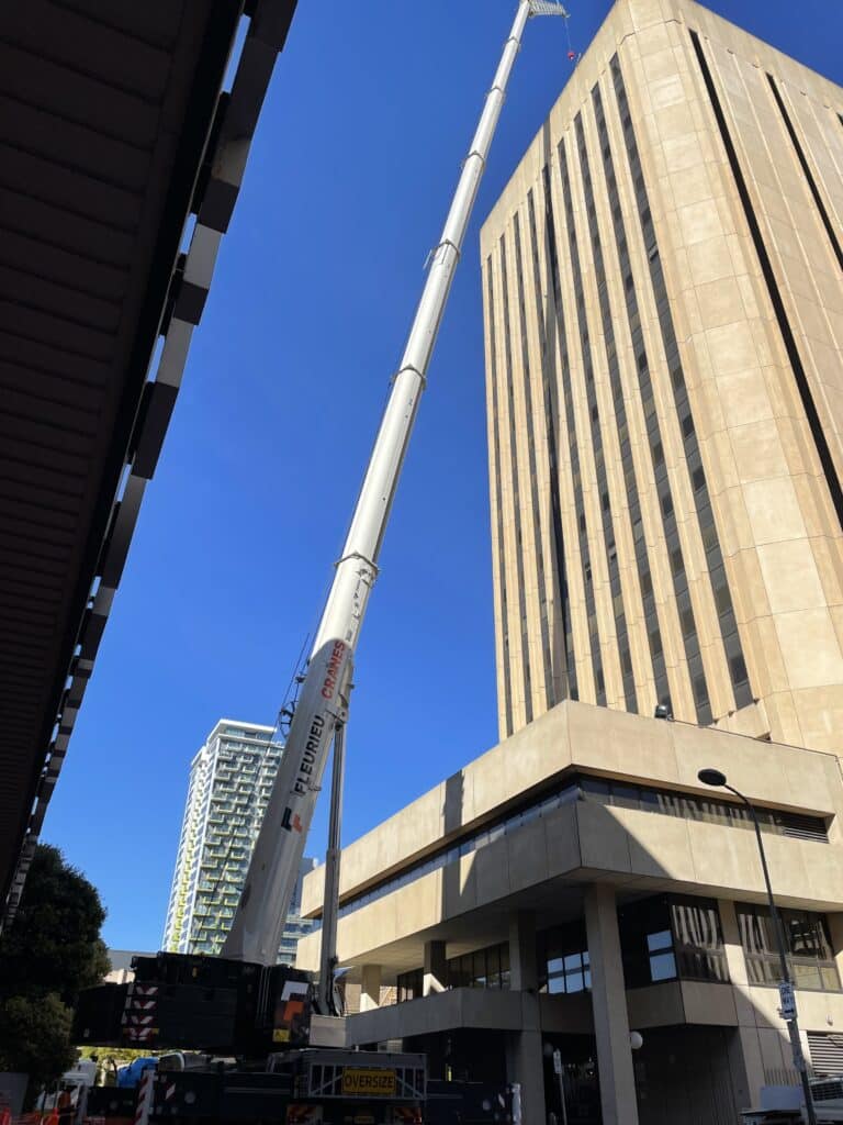 Fleurieu Cranes' new 300T Tadano - Cranes & Lifting