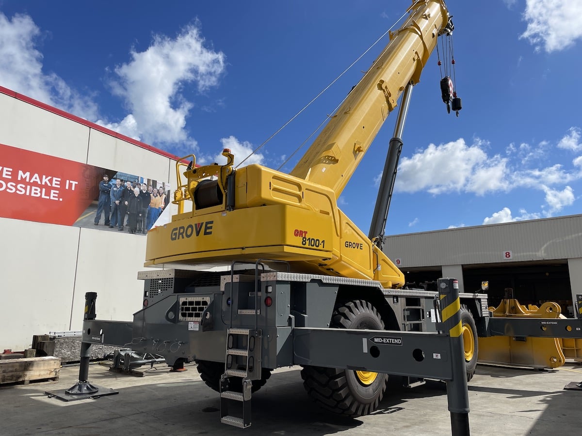 Second GRT 8100-1 arrives in southern hemisphere through TRT - Cranes ...