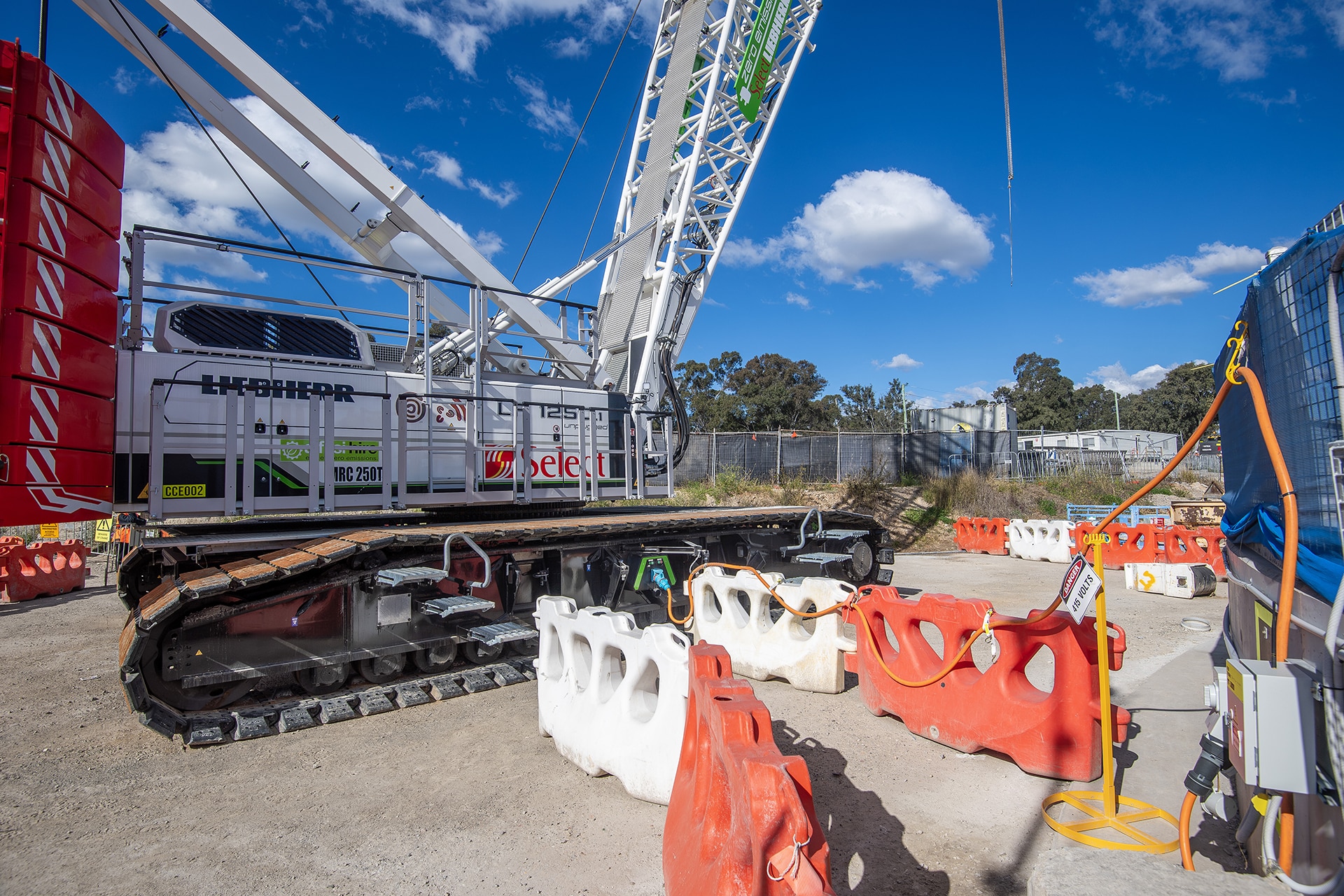 Electric Liebherr trialled for Sydney Metro - Cranes & Lifting