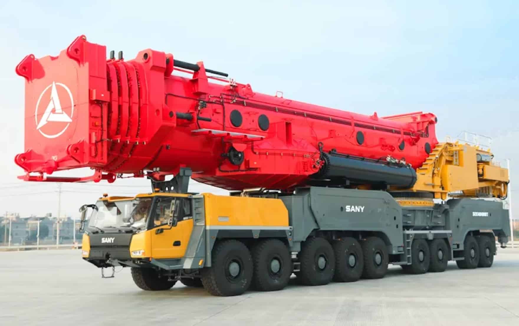 Sany delivers the first SAC40000T, the largest ever all-terrain crane ...