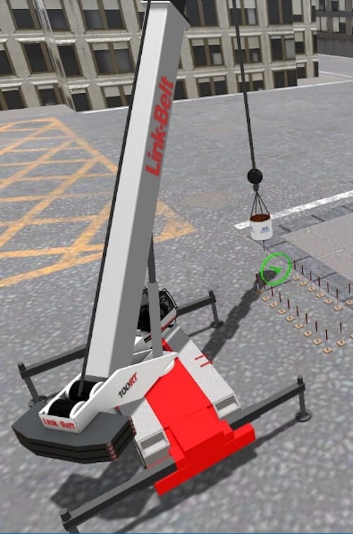 Virtual reality crane simulator based on actual lift plans - Cranes ...