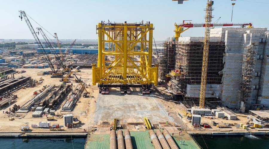Jacket loadout milestone completed for offshore grid connection project ...