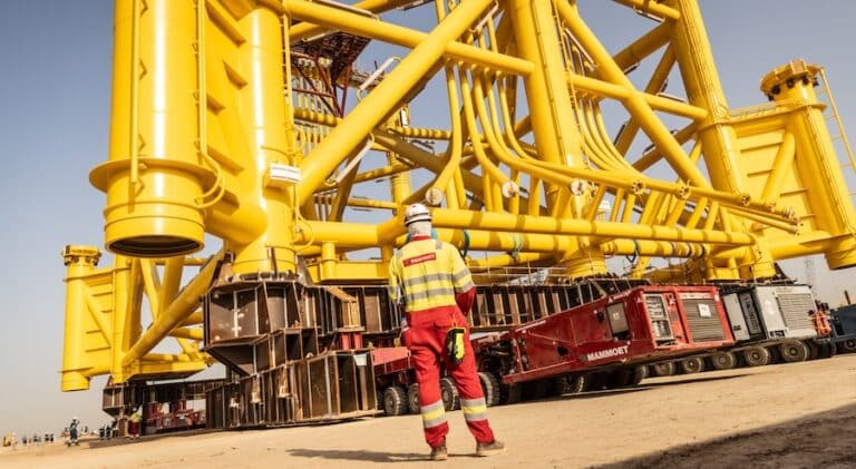 Jacket loadout milestone completed for offshore grid connection project ...